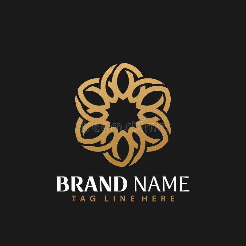 Luxury Floral Symbol Logo Design, Abstract Logos Designs Vector Concept ...