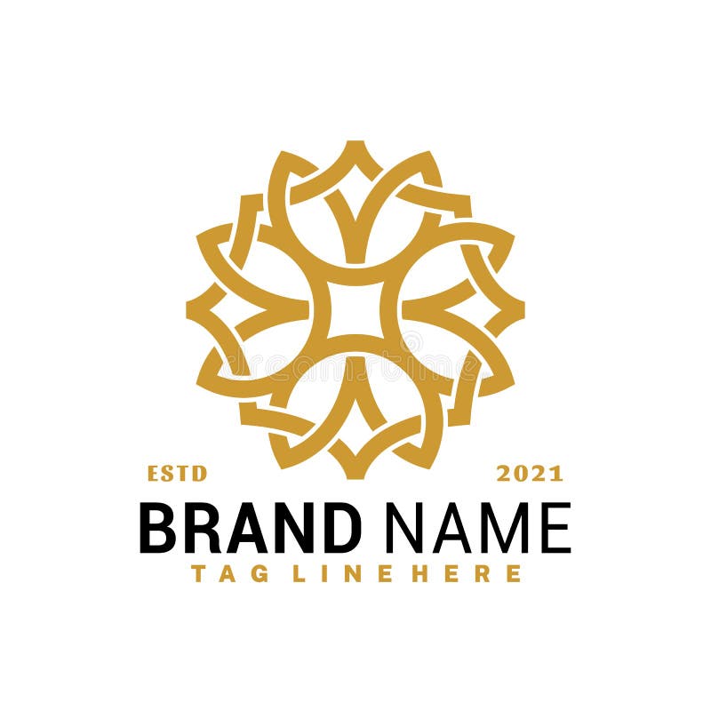 Minimalist Elegant Royal Shiled Logo, Gold Luxury Modern Logos Designs ...