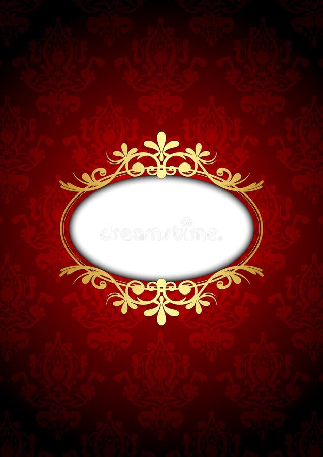 Luxury frame stock vector. Illustration of ornament, gold - 26222096