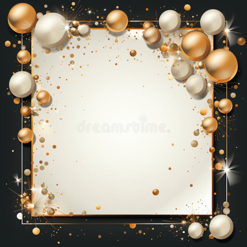 Luxury Frame Premium Party Invitation Card Design, Copy Space for Text ...