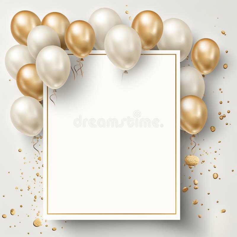 Luxury Frame Premium Party Invitation Card Design, Copy Space for Text ...