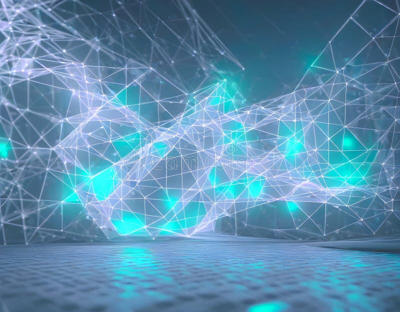 Luxury Futuristic Technology Transformation Background with Shine ...