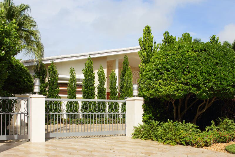 Luxury gated house stock photo. Image of luxury, estate - 47435474