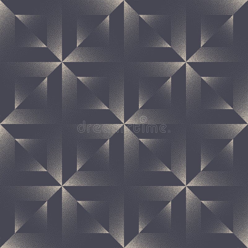 Luxury Geometric Seamless Pattern Trend Vector Dot Work Abstract ...