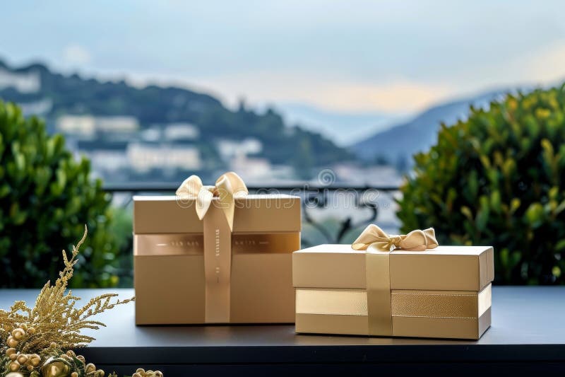 Luxury Gift Box Set for Special Occasions Stock Photo - Image of ...