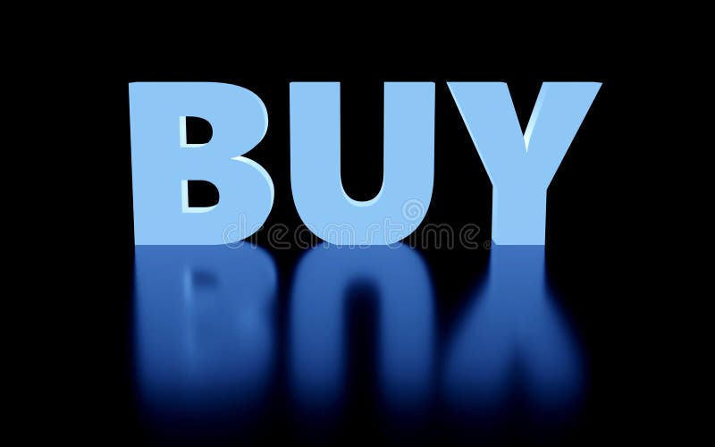 Luxury Glowing Inscription Buy on Black Podium, Soft Light, Smooth ...