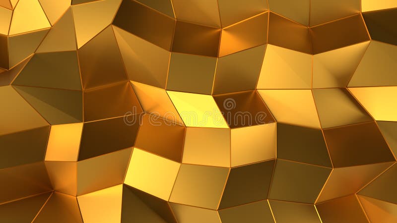 Luxury Gold Abstract Triangle Background Stock Illustration ...
