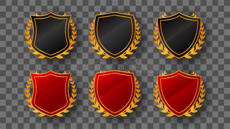 Luxury gold badge template stock vector. Illustration of stamp - 205297667