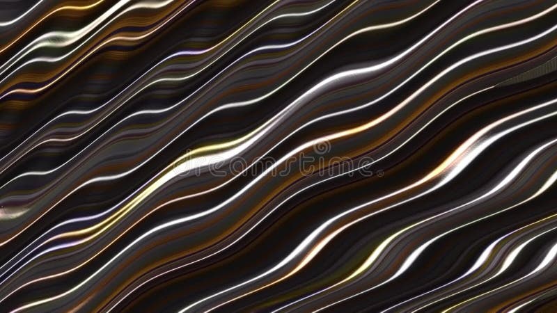 Luxury Gold Colors Flowing on Angle Wave Pattern. Side Sliding Abstract ...
