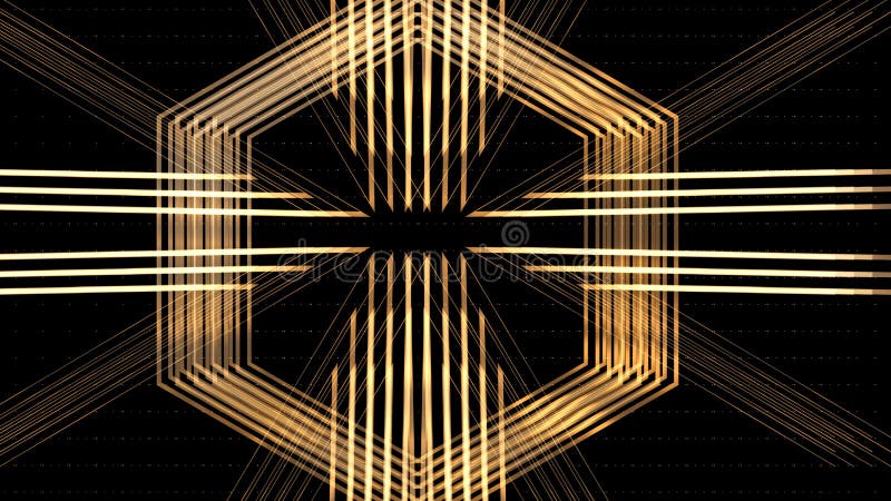 Luxury Gold Geometric Shapes Background. Elegant Abstract Design for ...