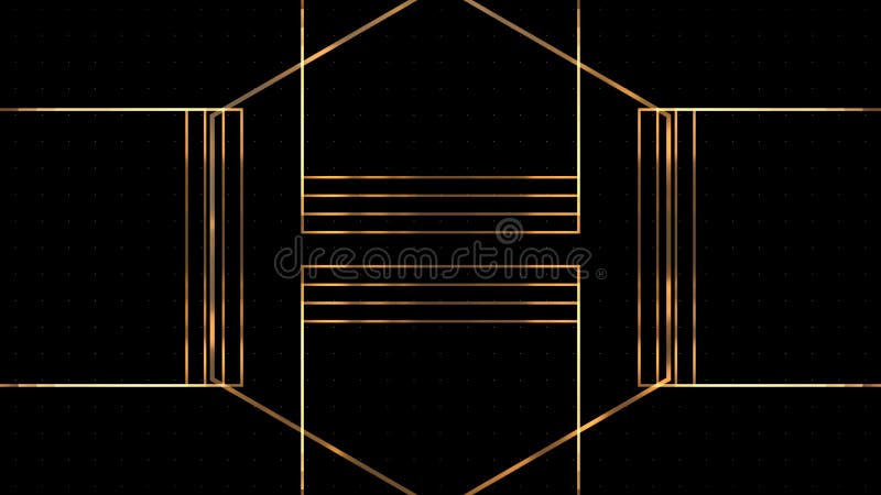 Luxury Gold Geometric Shapes Background. Elegant Abstract Design for ...