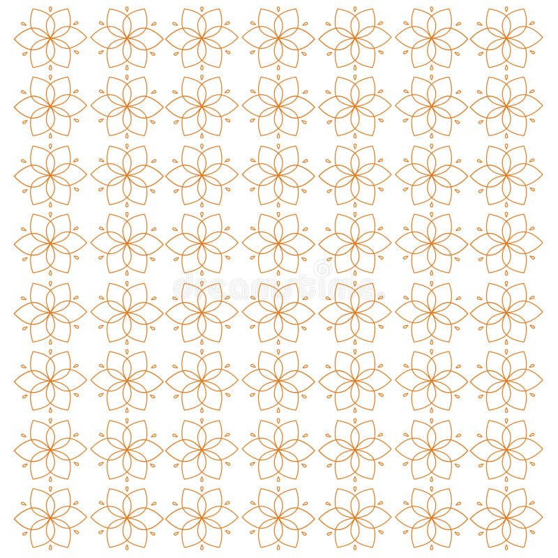 Luxury Gold Moroccan Ornamental Pattern Stock Vector - Illustration of ...