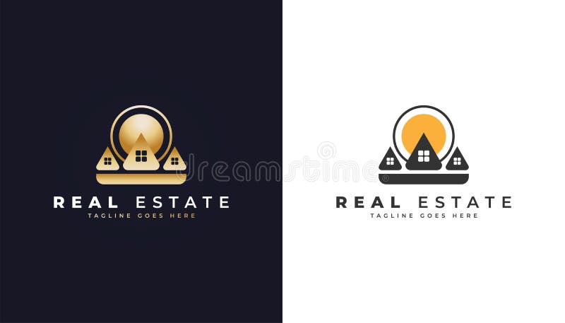 Gold Real Estate Logo Stock Illustrations – 12,991 Gold Real Estate ...