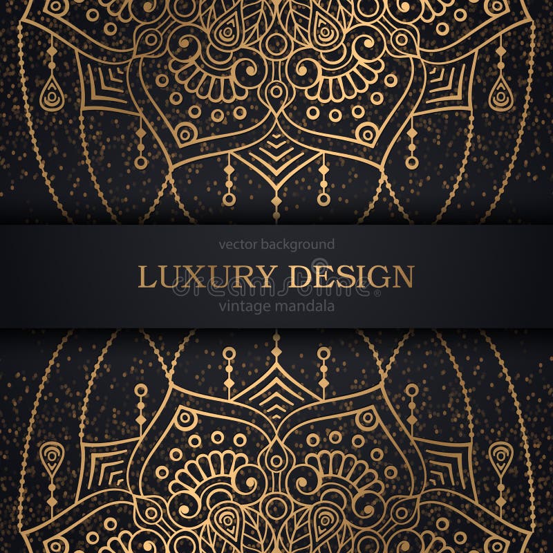 Luxury vector pattern stock vector. Illustration of ornament - 99613264