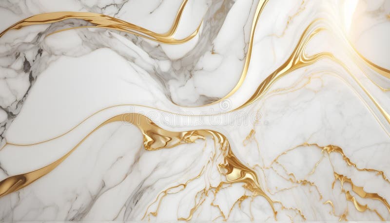 Luxury Gold and White Marble Texture Background Pattern with High ...