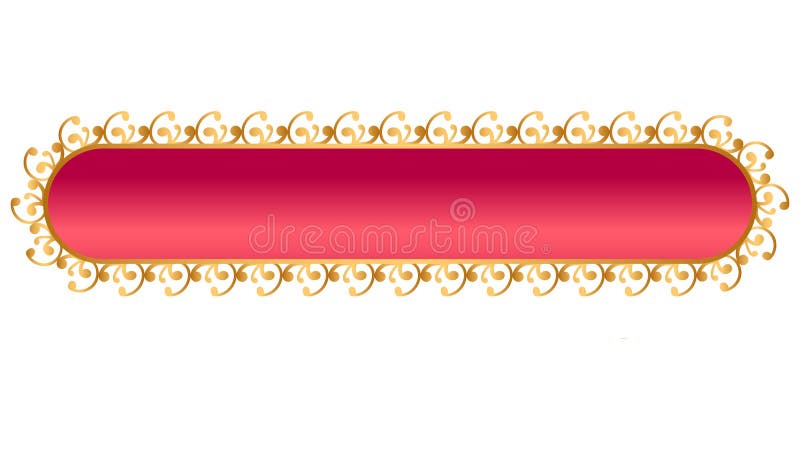 Luxury Golden Border Multicolor Arabic Islamic Banner Title Frame Best ...