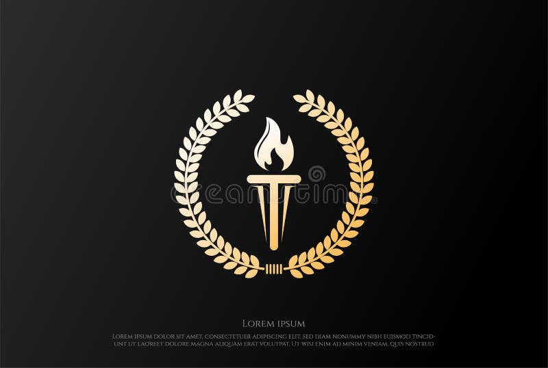 Torch Laurel Logo Stock Illustrations – 165 Torch Laurel Logo Stock ...