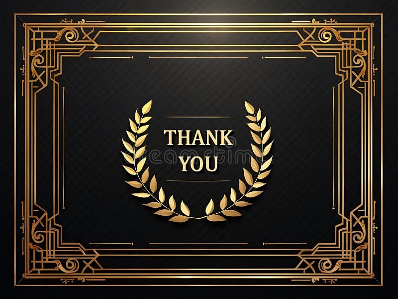 Luxury Golden Frame Employee Award Recognition Wallpaper Stock ...