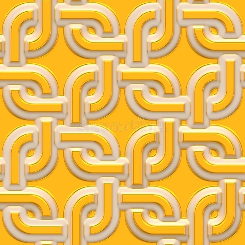 Luxury Golden Geometric Pattern, Seamless 3D Rendering Texture Ready ...