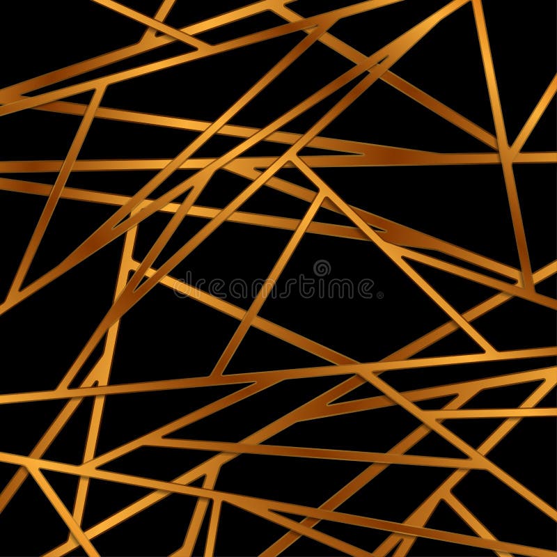 Luxury Golden Grid Pattern Abstract Tech Background Stock Vector ...