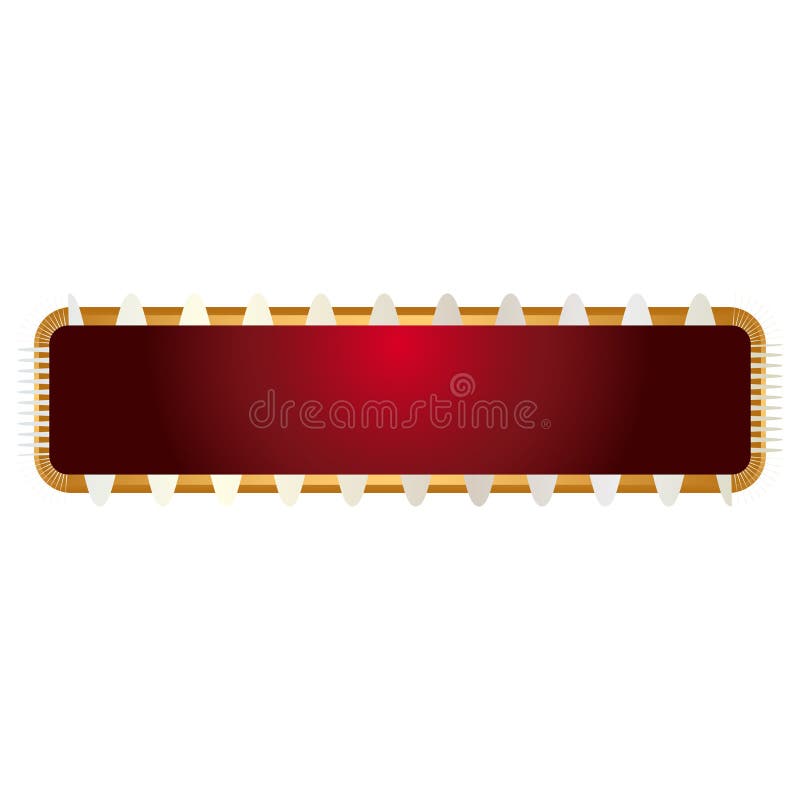 Golden Arabic Banner Title Frame Text Box Design Stock Illustrations ...
