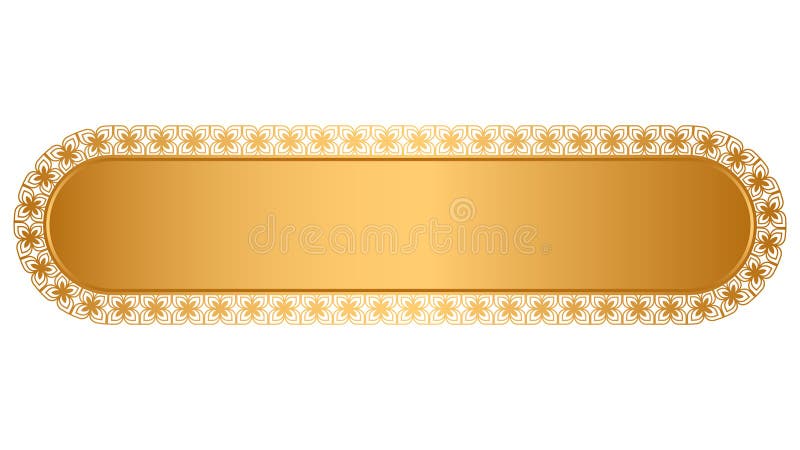 Luxury Golden Set Arabic Islamic Banner Title Frame Text Box Background ...