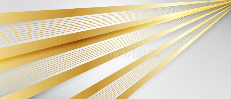 Luxury Golden Stripe Layout for Business Background Stock Image - Image ...