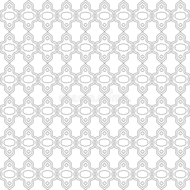 Luxury Grey Ornamental Pattern Stock Vector - Illustration of textile ...