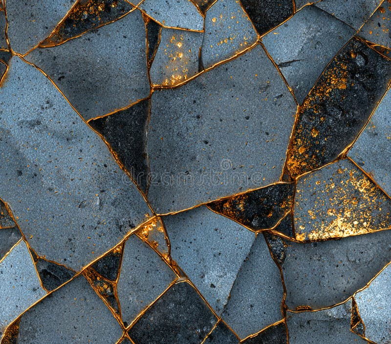 Luxury Grey Stone Texture Abstract Background with Gold Glitter Stock ...