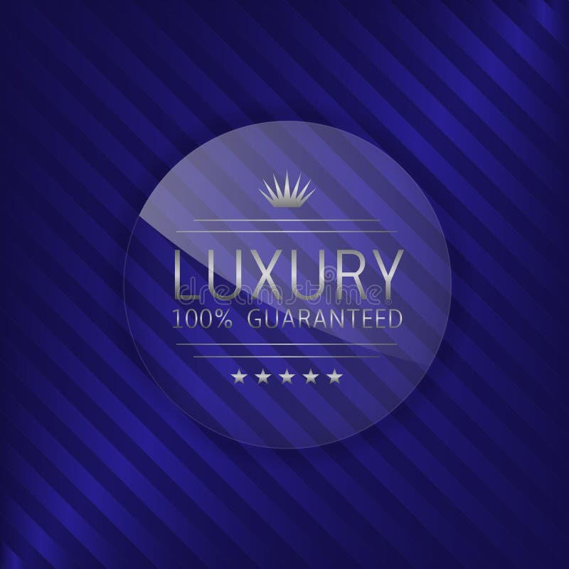 Luxury guaranteed label stock vector. Illustration of excellent - 77657744