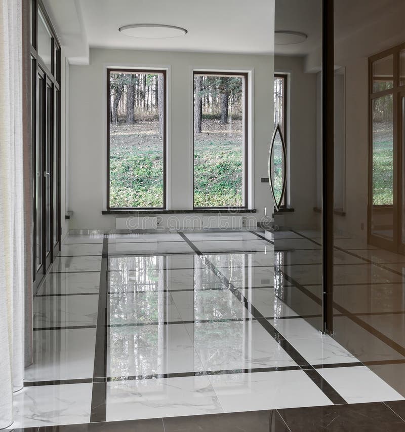 Luxury hall interior stock photo. Image of empty, indoors - 84421342