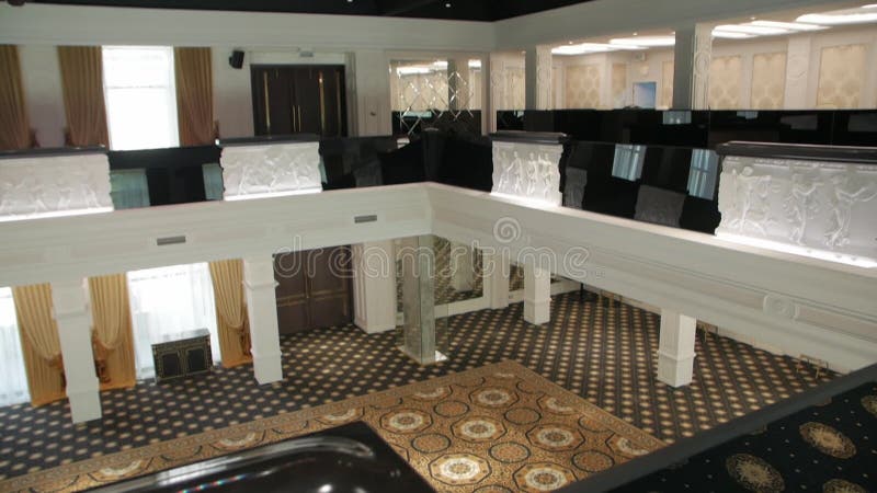 Luxury Hall Interior stock footage. Video of interior - 197428792