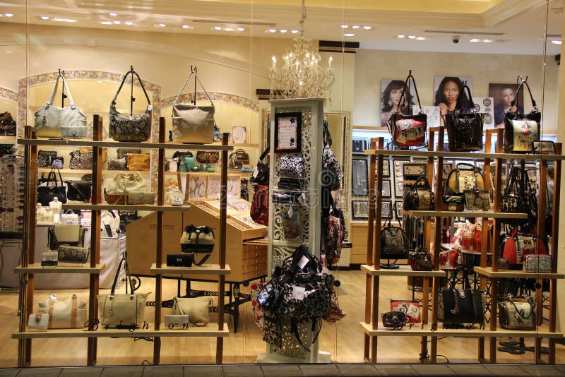 Shoes and bags in store stock photo. Image of decoration - 29313140