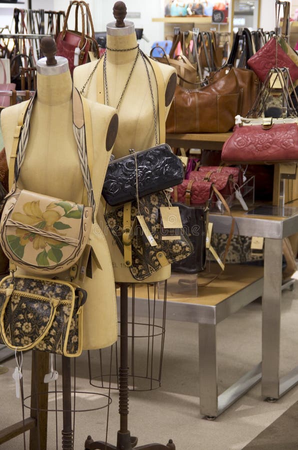 Luxury handbags store stock image. Image of woman, purses - 52667867
