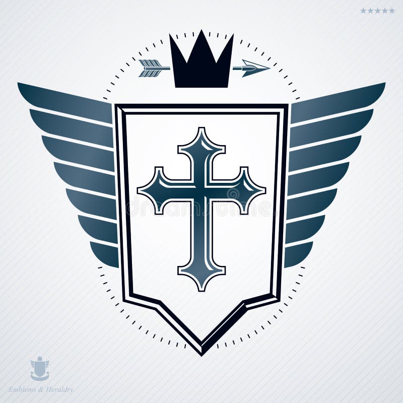 Luxury Heraldic Vector Template. Vintage Blazon Stock Vector ...