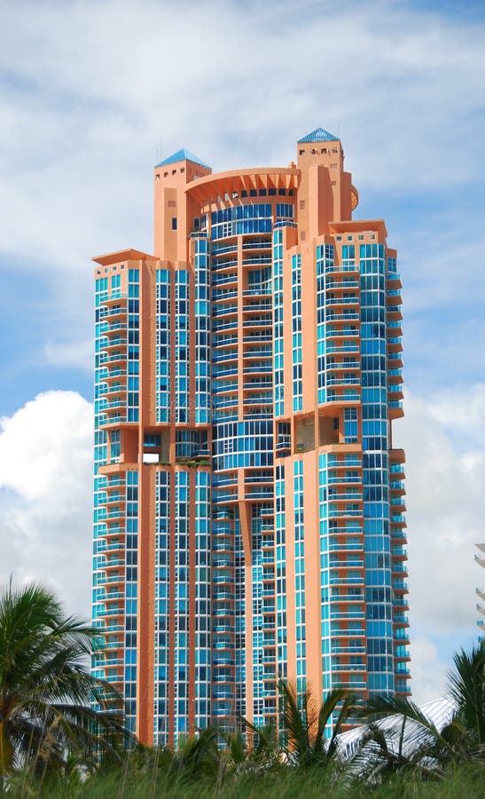 Luxury hi rise condominium stock image. Image of building - 3155807
