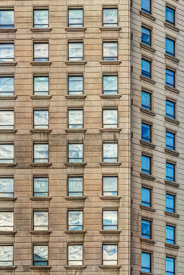 Luxury High Vintage Building Stock Photo - Image of flats, mirror: 43170242