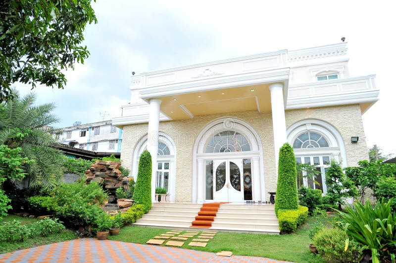 Wealthy home stock image. Image of castle, rich, house - 858125