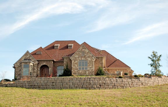 Luxury Home 61 stock image. Image of fancy, eaves, affluent - 12856973