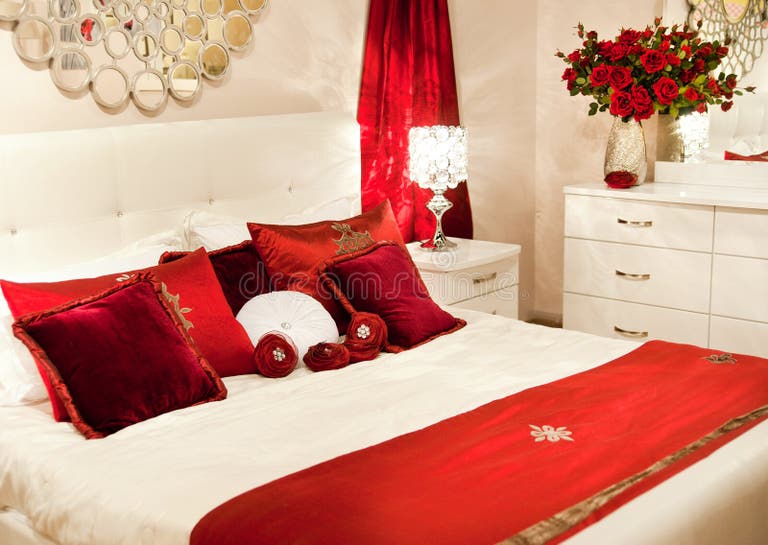 Luxury home bedroom stock image. Image of comfortable - 23463315