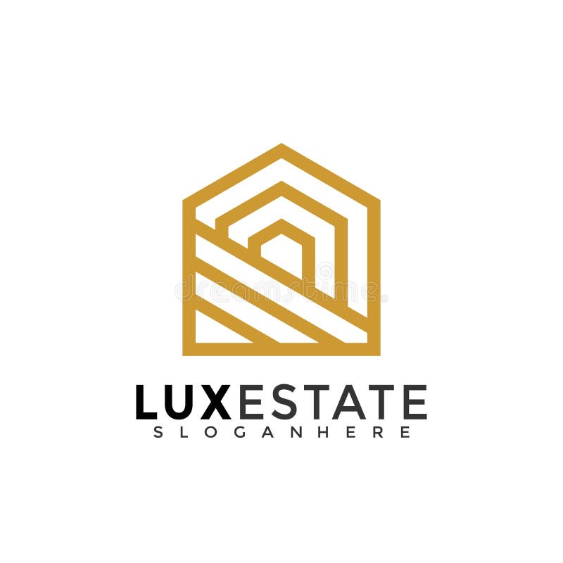 Luxury Home Estate Logo Design. Creative Idea Logos Designs Vector ...