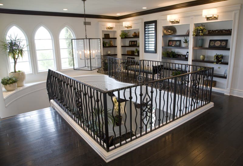 Luxury home hallway. stock image. Image of investment - 4653973