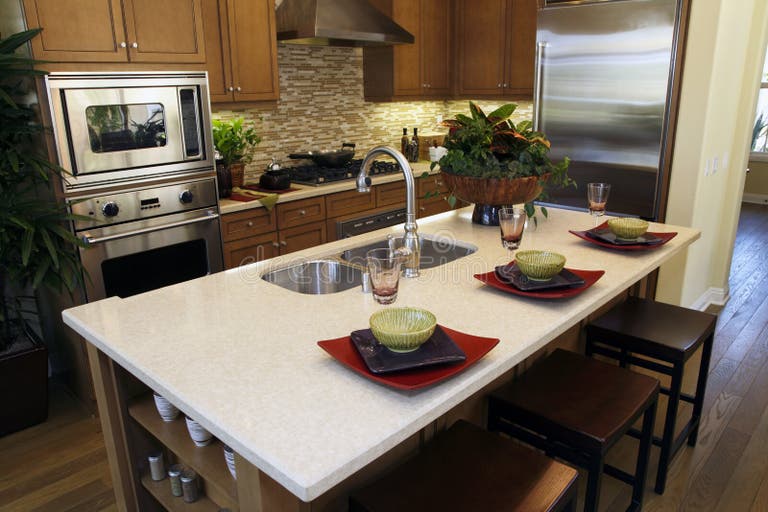 318 Luxury Model Home Kitchen Island Stock Photos - Free & Royalty-Free ...