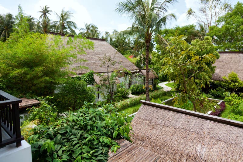 Luxury Honeymoon Hotel in Ko Samui Stock Photo - Image of holiday ...
