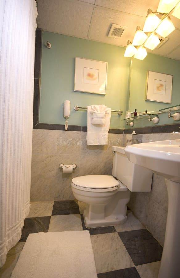Luxury hotel bathroom stock photo. Image of motel, mirror - 2319050