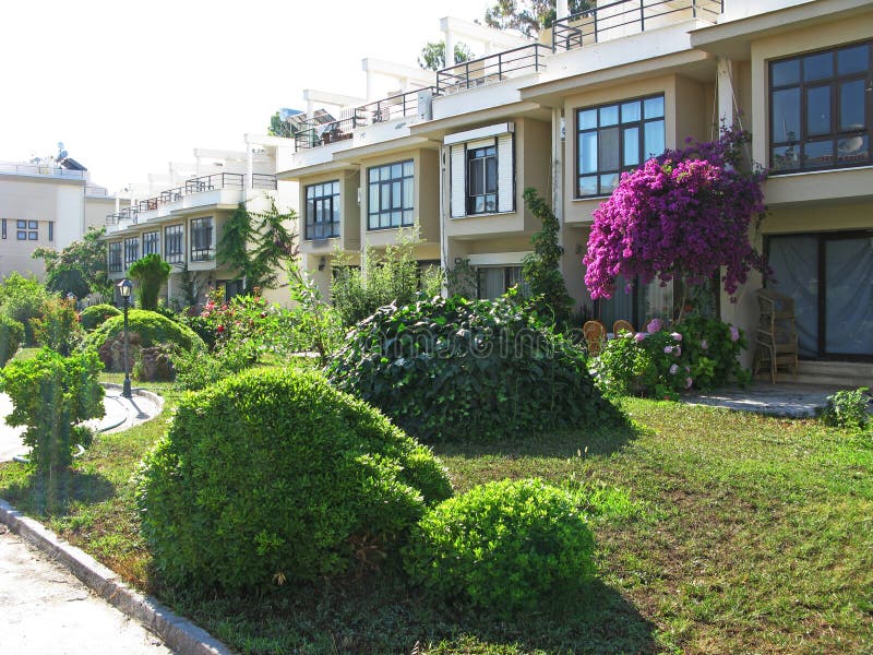 Luxury hotel building stock image. Image of decoration - 25843035