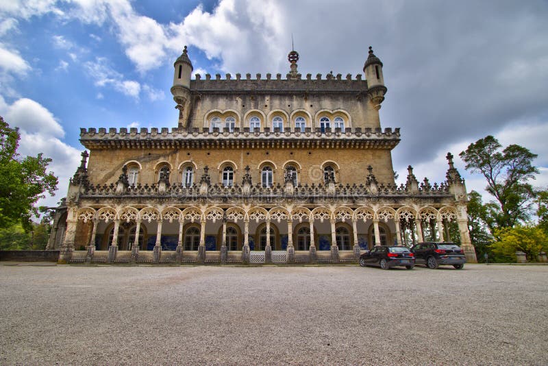 Bussaco Palace, Portugal editorial stock photo. Image of classic ...