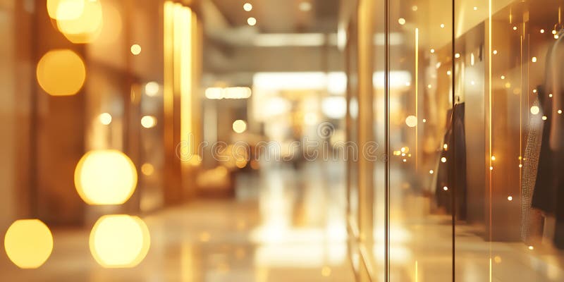 Luxury Hotel Lobby Blurred Background Image Stock Illustration ...