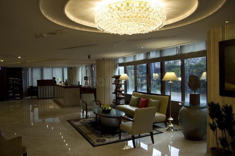 Luxury hotel lobby stock photo. Image of hotel, nice - 63713662