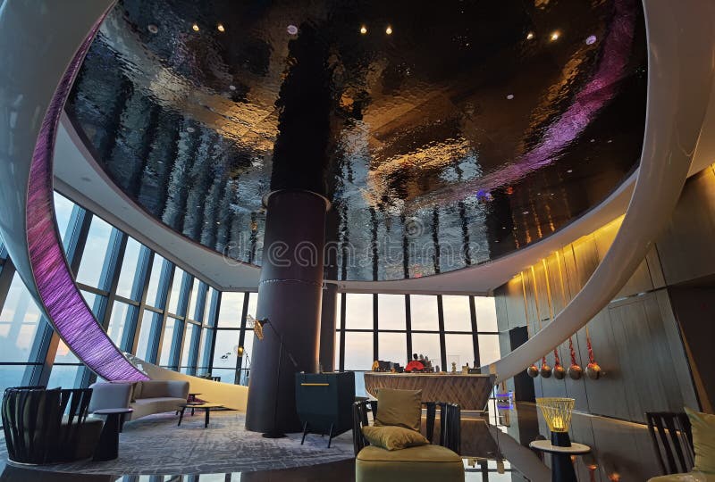 Luxury hotel lobby stock photo. Image of building, points - 281278746